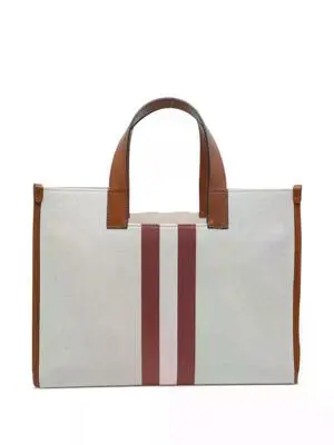 Bally Striped Tote Bag - Neutrals