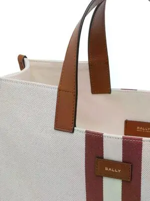 Bally Striped Tote Bag - Neutrals