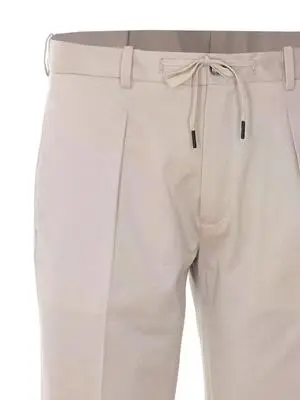 CIRCOLO 1901 Drawstring Straight-leg Trousers - Neutrals
