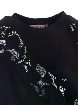 TWINSET Floral-embroidered T-shirt