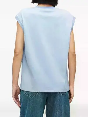 Karl Lagerfeld Signature Sheer-panel T-shirt