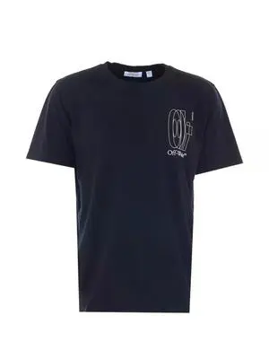 Off-White Double Arrow Logo-print T-shirt - Black