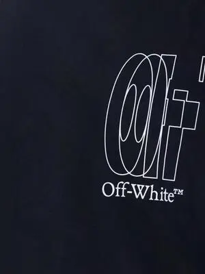 Off-White Double Arrow Logo-print T-shirt - Black