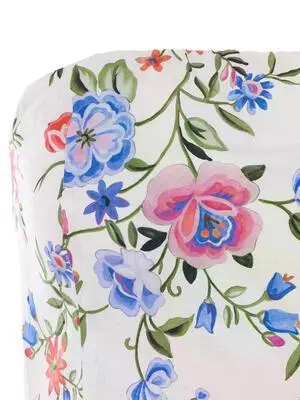 Liu Jo Floral Print Strapless Top
