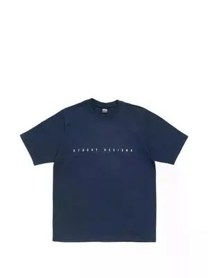 StÜssy Graphic-print Cotton T-shirt - Blue