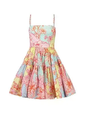 MARY KATRANTZOU Margot Floral-print Mini Dress