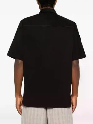 Givenchy Zip-up Short-sleeve Shirt