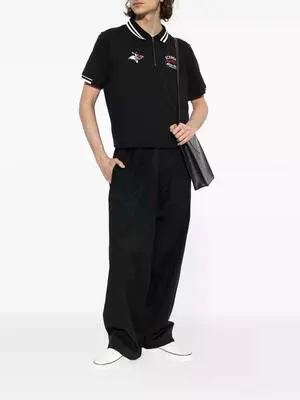 Iceberg Embroidered Tipped Polo Shirt