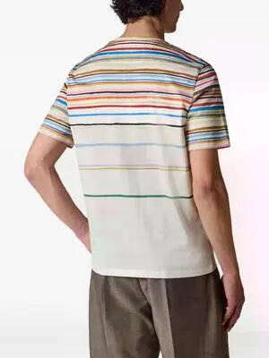 Paul Smith Stripe-pattern T-shirt - White