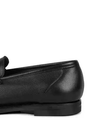 Crockett & Jones Harvard Pebbled Leather Loafers