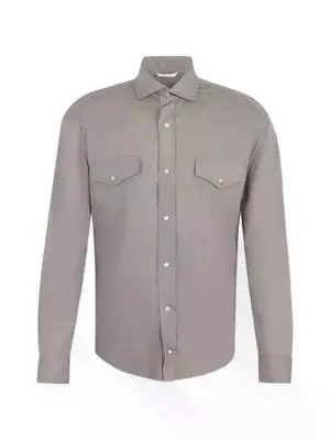 Marco Pescarolo Western-style Jersey Shirt