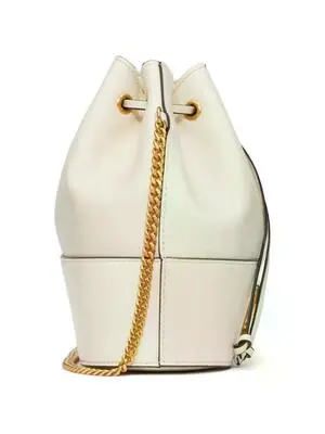Valentino Garavani Mini Vlogo Signature Bucket Bag In Nappa Leather - Neutrals