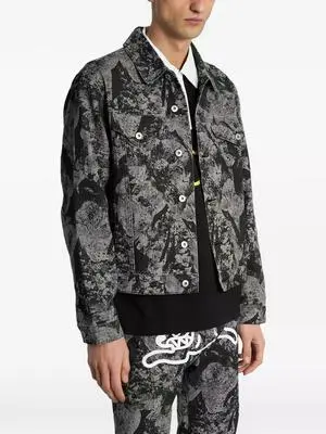 ICECREAM Abstract-print Denim Jacket