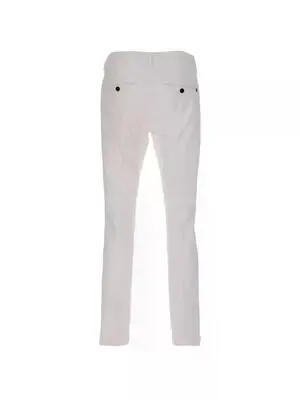 DONDUP Pressed-crease Turn-up Trousers