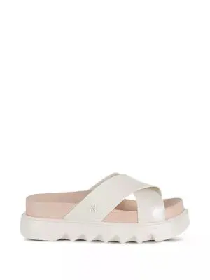 Melissa Crossover-strap Platform Sandals - Neutrals