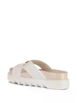 Melissa Crossover-strap Platform Sandals - Neutrals