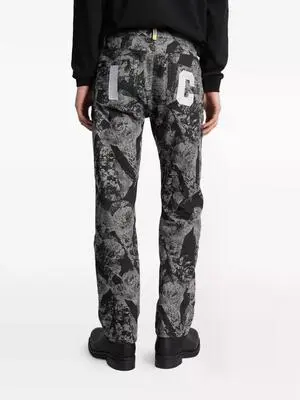 ICECREAM Abstract-print Jeans