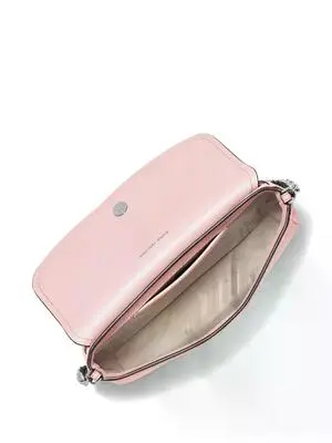 Michael Kors Pebbled-leather Chain-link Shoulder Bag