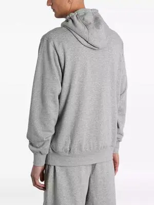 Nike Logo-embroidered Hoodie - Grey