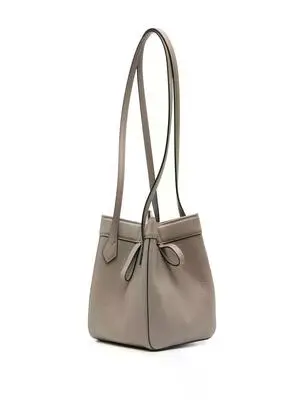 Fendi Mini Origami Leather Shoulder Bag - Brown