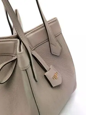 Fendi Mini Origami Leather Shoulder Bag - Brown