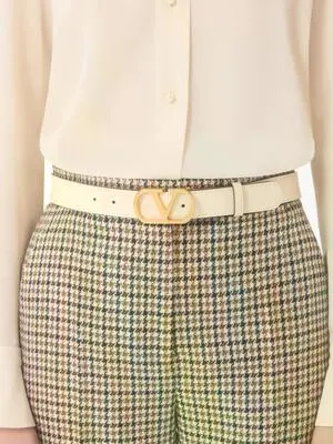 Valentino Garavani Vlogo Signature Reversible Belt - Neutrals