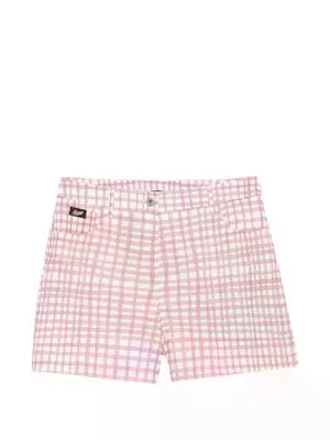 PENCE 1979 Luna Vichy-pattern Shorts - Pink