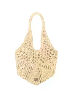 Maje Crocheted Shoulder Bag