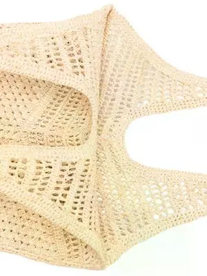 Maje Crocheted Shoulder Bag