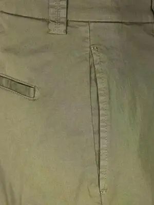 BERWICH Garment-dyed Pleated Trousers - Green