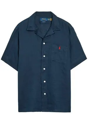 Polo Ralph Lauren Logo-embroidered Linen Shirt
