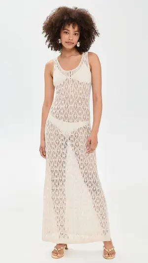 Las Surenas Knitted Midi Dress