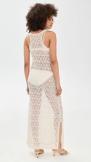 Las Surenas Knitted Midi Dress