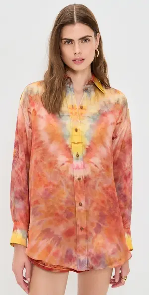Zimmermann Alchemy Relaxed Silk Shirt