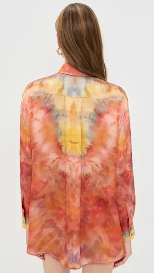 Zimmermann Alchemy Relaxed Silk Shirt