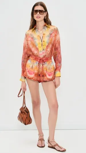 Zimmermann Alchemy Relaxed Silk Shirt