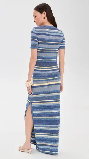 Ba&sh Tonnie Striped Maxi Dress - Multico