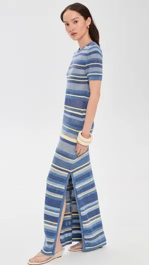 Ba&sh Tonnie Striped Maxi Dress - Multico