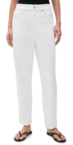 AGOLDE 80's Straight Leg Jeans - Marshmallow