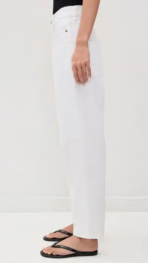 AGOLDE 80's Straight Leg Jeans - Marshmallow