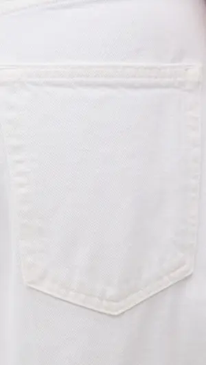 AGOLDE 80's Straight Leg Jeans - Marshmallow