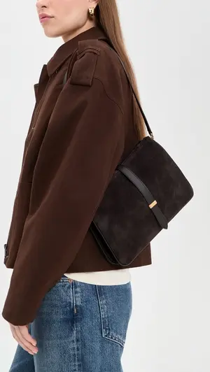 NILI LOTAN Jane Shoulder Bag - Espresso
