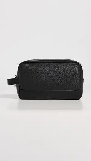Shinola Leather Toiletry Bag - Black