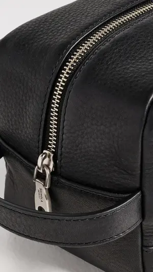 Shinola Leather Toiletry Bag - Black