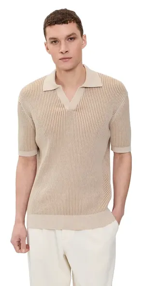 Frescobol Carioca Rino Cotton Blend Polo