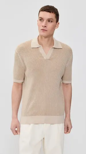 Frescobol Carioca Rino Cotton Blend Polo