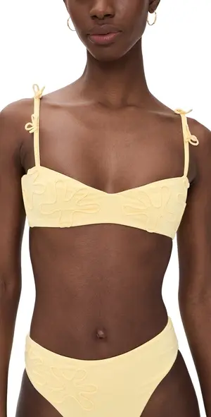 Peixoto Ceci Bikini Top - Honeycomb
