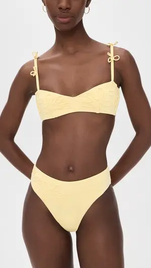Peixoto Ceci Bikini Top - Honeycomb