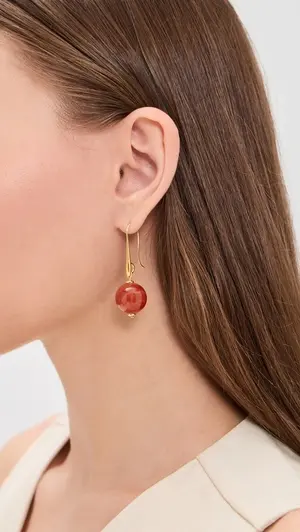 JENNIFER BEHR Serenity Drop Earrings - Agate