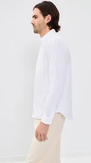 KNICKERBOCKER Beefy Cotton Oxford Shirt - White